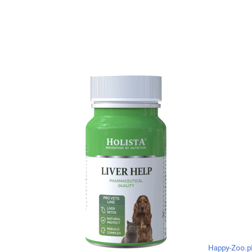HOLISTA Liver Help 90 szt tabletek dla psa i kota Happy-Zoo.pl ...